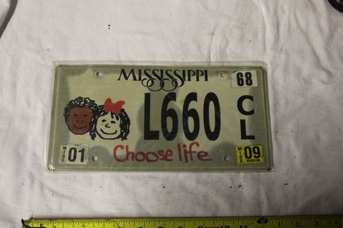 Mississippi Choose Life License Plate L660 | eBay