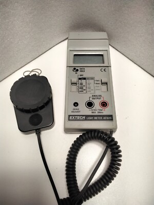 EXTECH Instruments Light Meter 401025 Q327202 LUX Fc Analog CE $Works ...