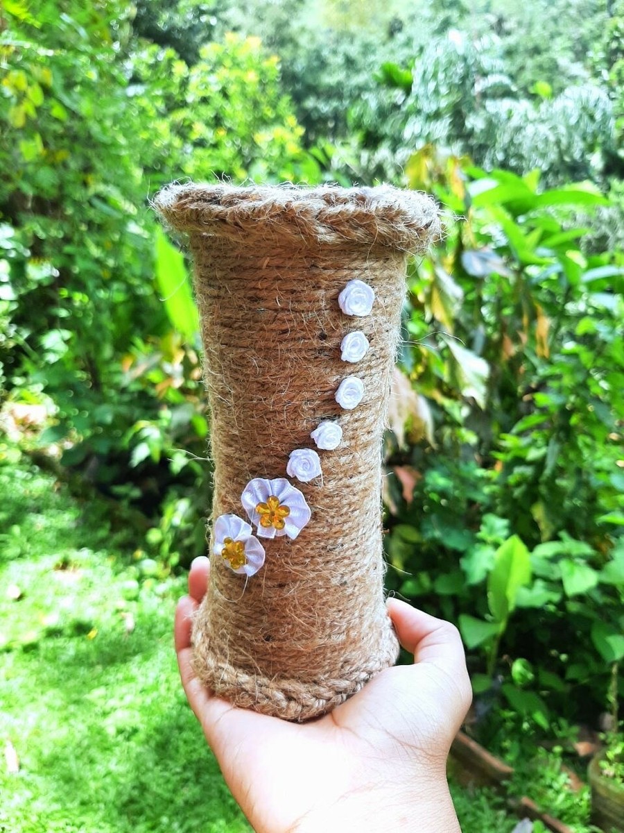 5 Flower Vase Decoration Ideas With Jute | Best Flower Site
