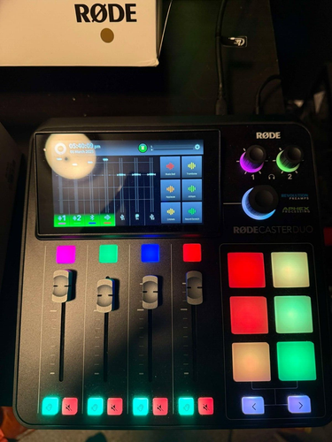 Rode RodeCaster Duo Podcast Streaming Production - USB Mic Mixer | eBay