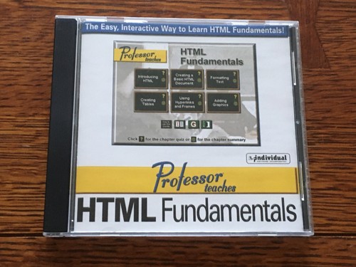 Professor Teaches HTML Fundamentals CD-ROM 2000 | eBay