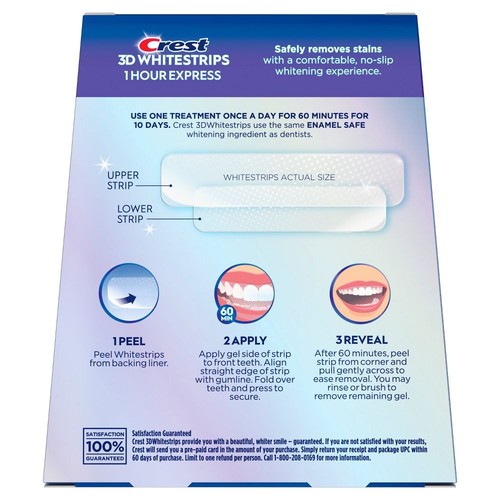 Crest 3d Whitestrips Professional White Teeth Whitening Kit +blue Light ...