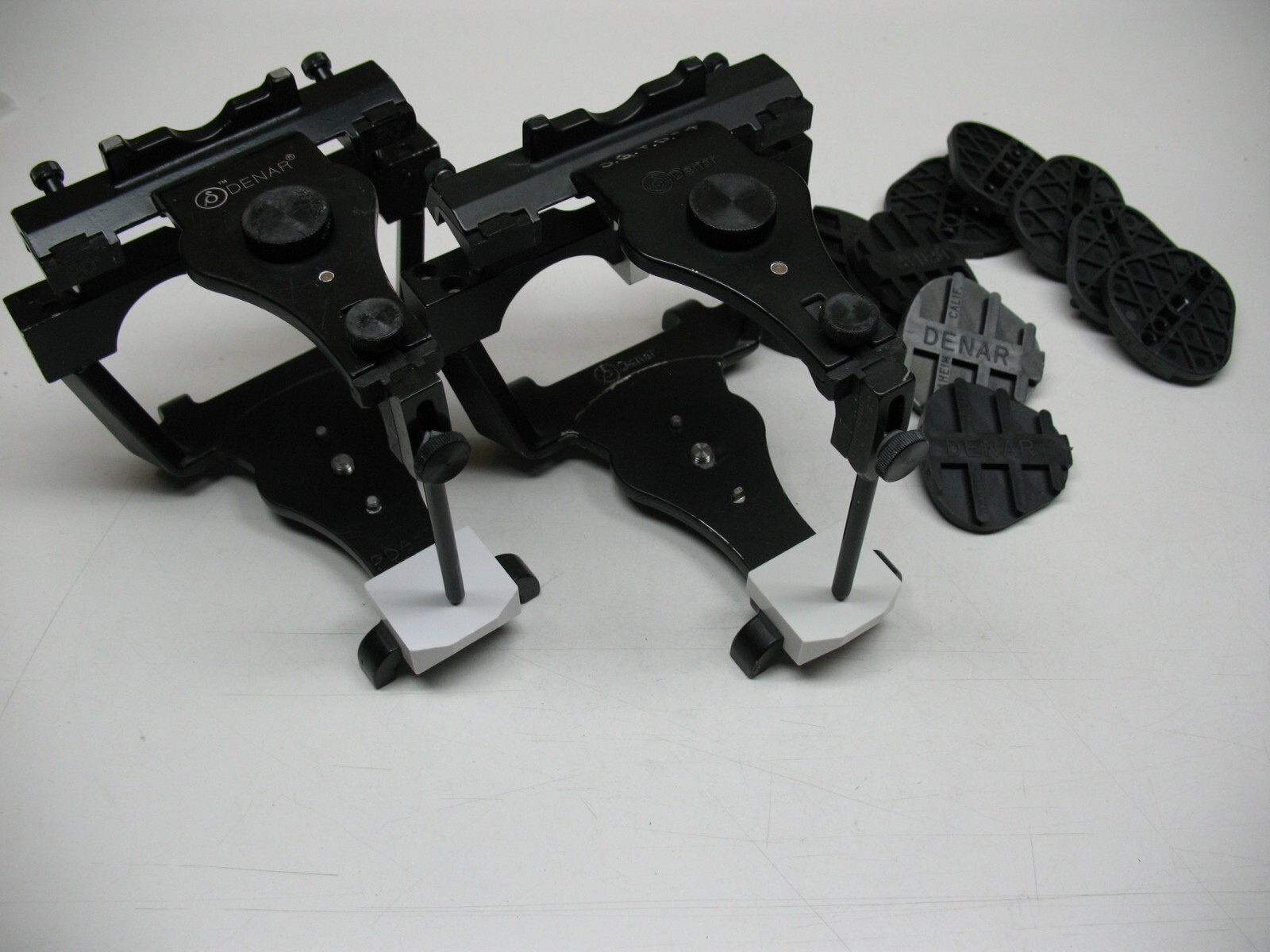 2X DENAR COMBI DENTAL ARTICULATOR S & 10 MOUNTING PLATES LAB WAX CROWN ...