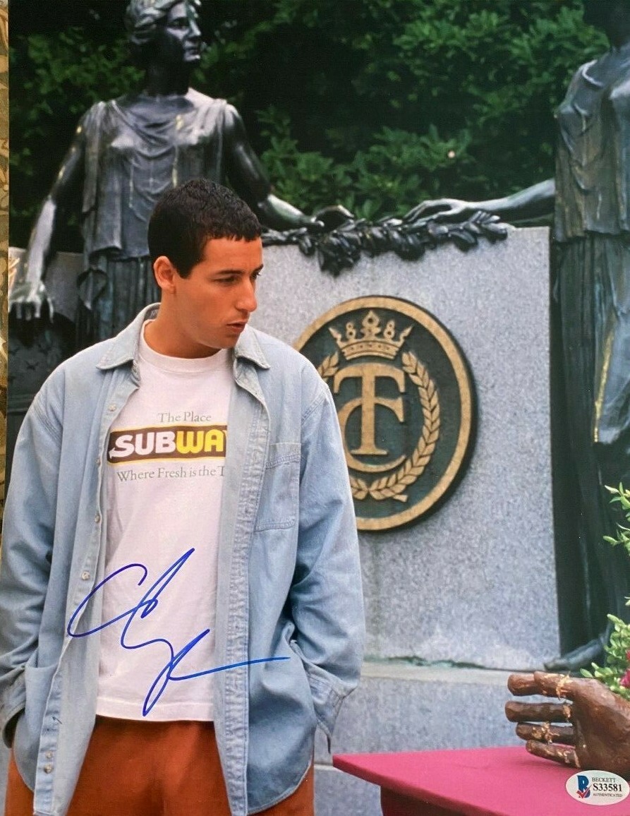 Adam Sandler signed autographed 11x14 photo SNL Beckett COA Happy ...
