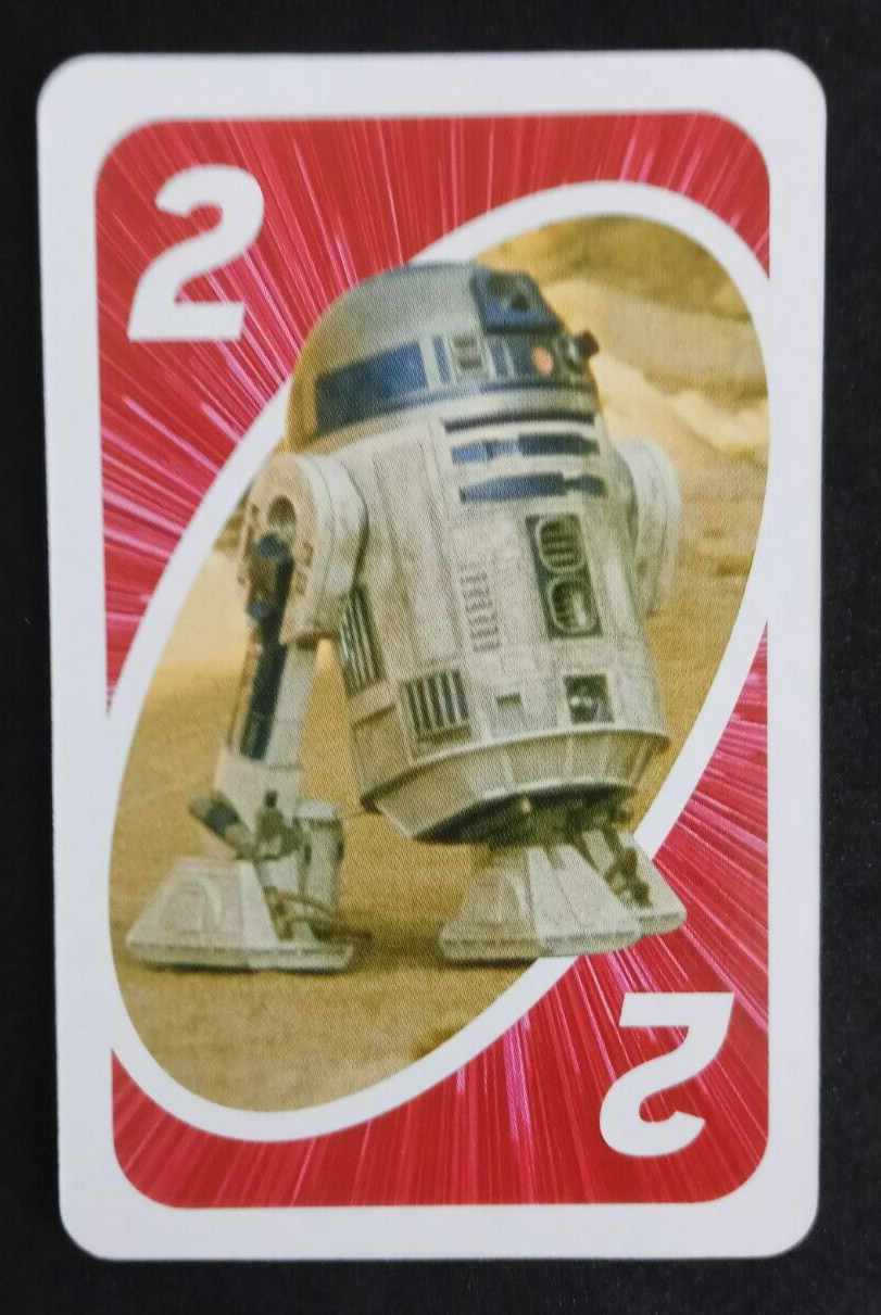 2020 Mattel Star Wars UNO Card Red R2-D2 #2 | eBay