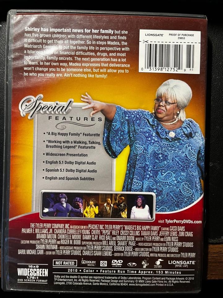 Tyler Perry's Madea's Big Happy Family the Play -Tyler Perry The Play ...