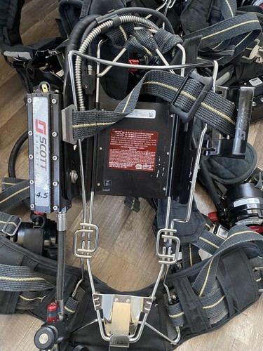 Scott 4.5 Industrial 4.5 SCBA AirPak Harness EZ-Flow Regulator 4500 PSI ...