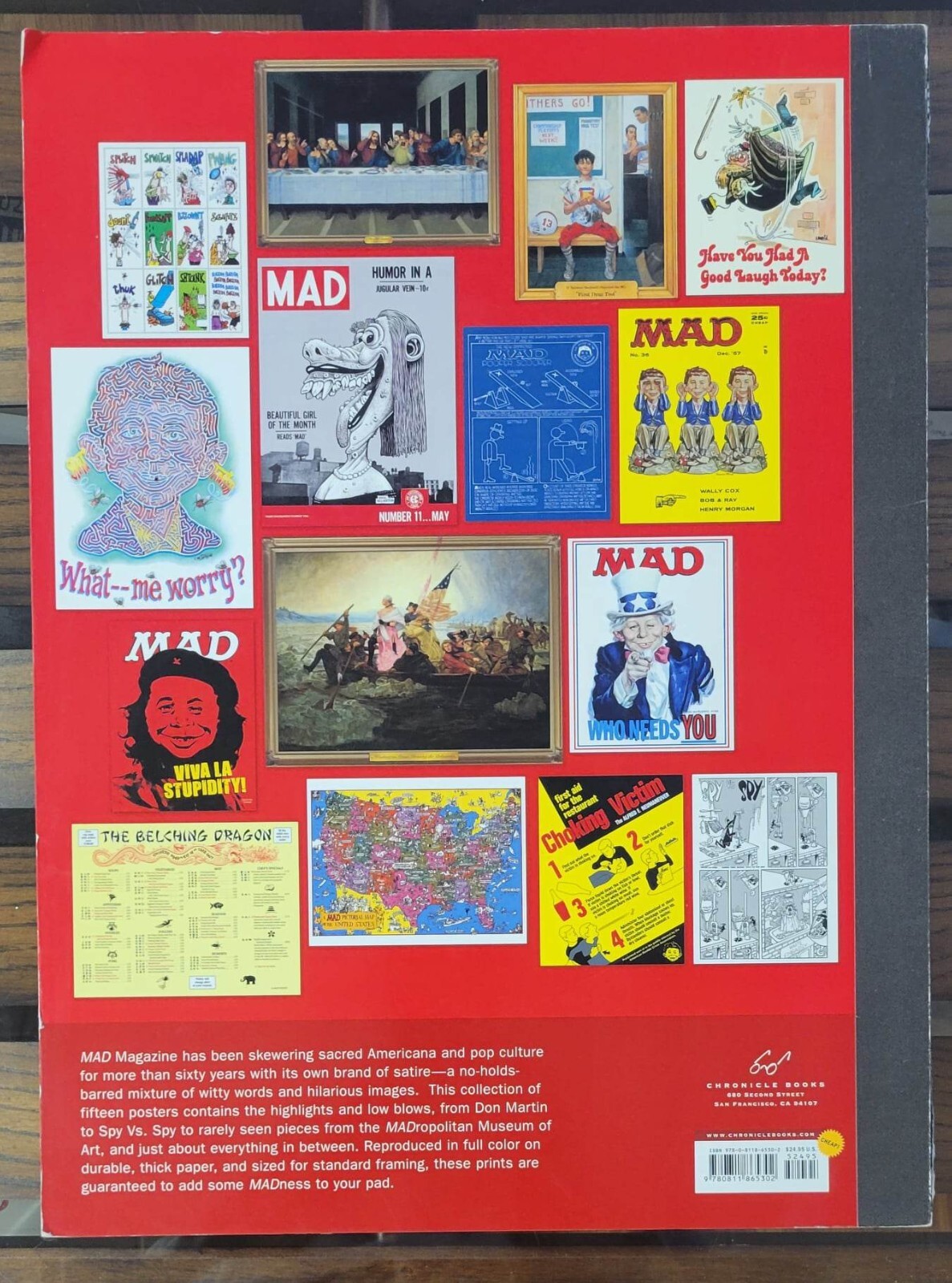 MAD MAGAZINE POSTER BOOK By Editors of Mad Magazine 16x12" | eBay