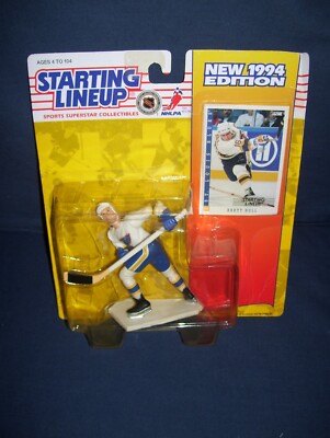Starting Lineup Brett Hull 1994 Edition New St. Louis Blues NHLPA | eBay