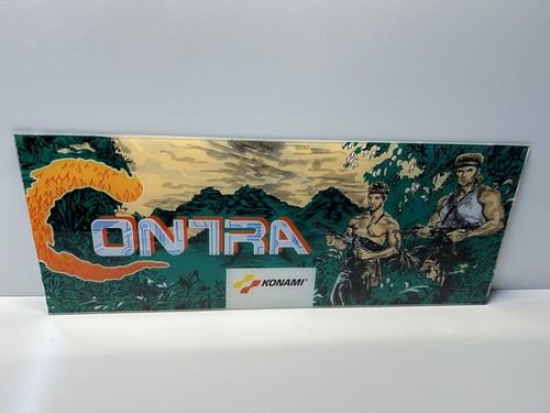 Contra Arcade Marquee Original Konami OEM *PLEASE READ* | eBay