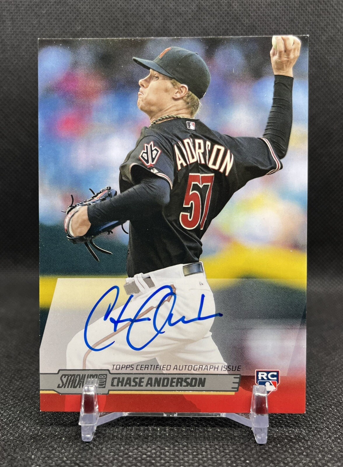 2014 Topps Stadium Club CHASE ANDERSON Rookie On Card AUTO RC | eBay