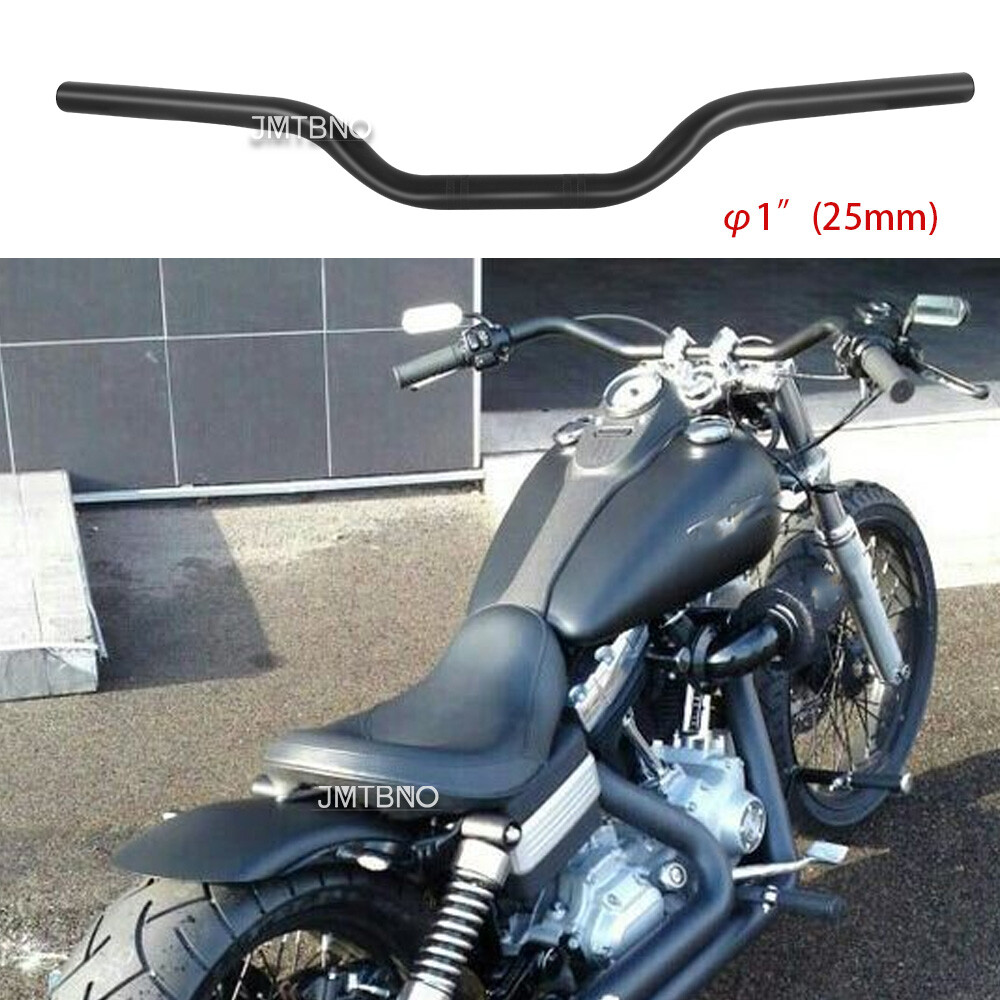 1"Inch 25MM Handle Handlebar Matte Black For Harley Davidson Dyna ...
