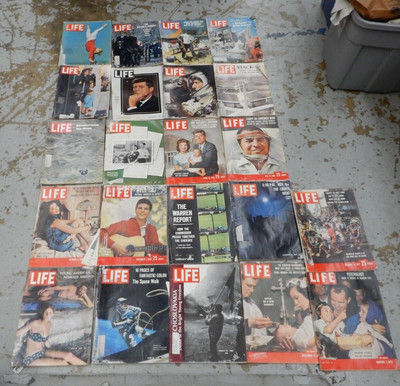 Time Life Magazines Vintage 60s 70s America JFK Elvis Nixon Lot of 22 ...