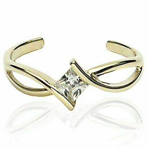Natural Moissanite Hollywood Women's Princess Cut infinity Adjustable ...