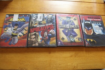 SUPERMAN BATMAN JOKER DVD LOT [NEW SEALED] APOCALYPSE / MR FREEZE ...