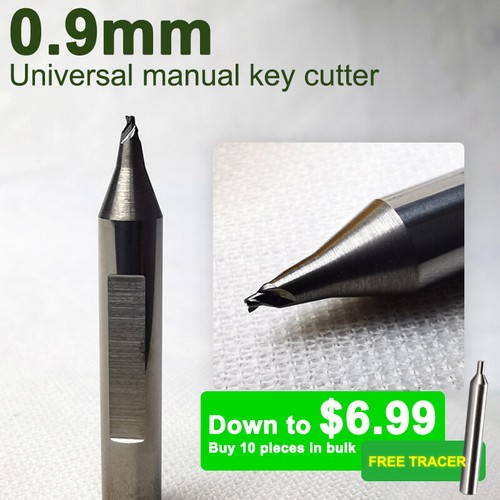 Universal 0.9mm Carbide Manual Machine Key Cutter Tracer D6 L40 | eBay
