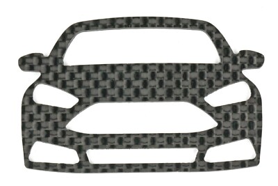 SSCO BLACK CARBON FIBER FRONT FASCIA KEYCHAIN FOR FORD FOCUS ST KEY | eBay