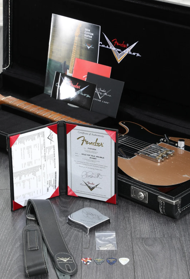 Fender Custom Gold Top Telecaster Journeyman Relic Masterbuilt by Jason ...