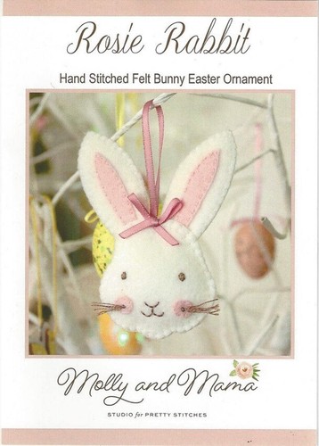 Molly and Mama: Rosie Rabbit Felt Pattern | eBay Australia