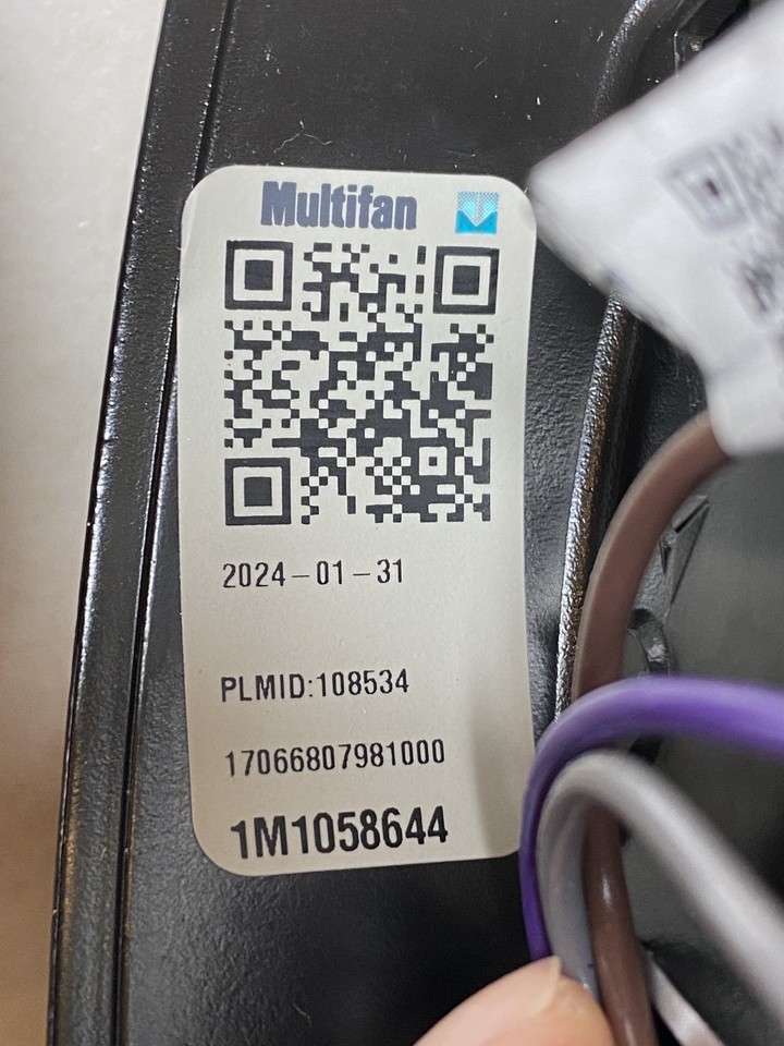 Vostermans Multifan Motor 1.4 HP, 240 VAC, 3 Phase 1760 RPM NEW | eBay