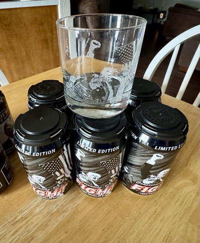 Trump Beer "FIGHT" six pack and “MUGSHOT” six With Matching Whiskey ...