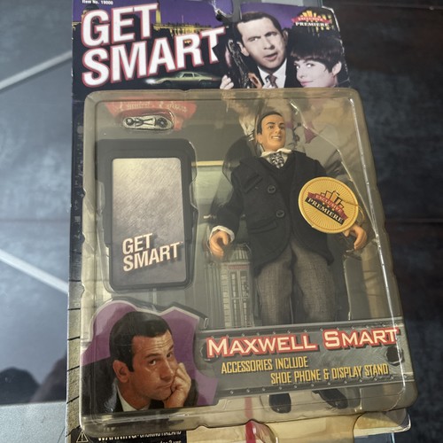 1998 Exclusive Premiere Get Smart Maxwell Smart Action Figure New Fast ...