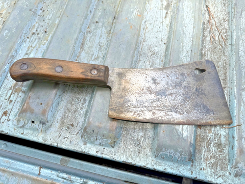 Vintage Craftsman USA Meat Cleaver 7" Blade | eBay