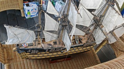 Pre-built model ships - HMS Victory and HMS Endeavour | eBay UK