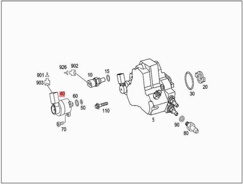 Genuine MERCEDES Valve 6460740084 | eBay