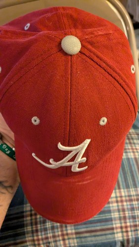 Vintage Alabama Crimson Roll Tide Football Team Starter Embroidered Cap ...