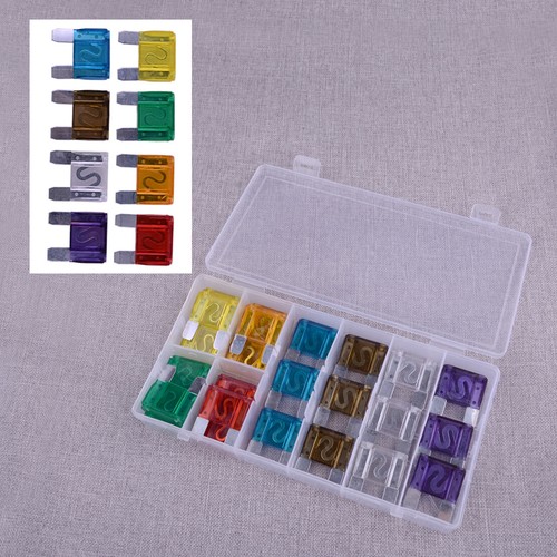 24pcs 20A-100A Large Blade Fuse Assortment Kit For Auto Car SUV Truck ...