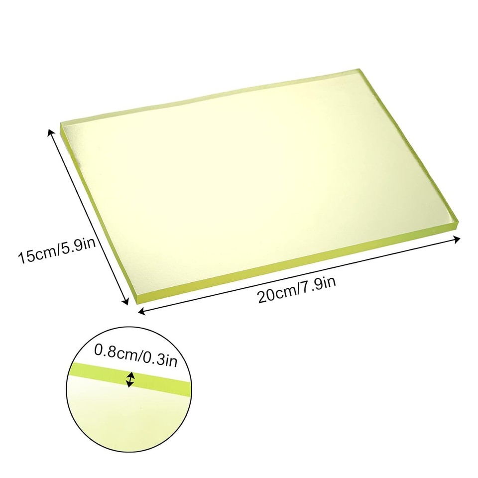 3 Pieces Leather Craft Punching Pad Rubber Mute Board Leather Punch Mat ...