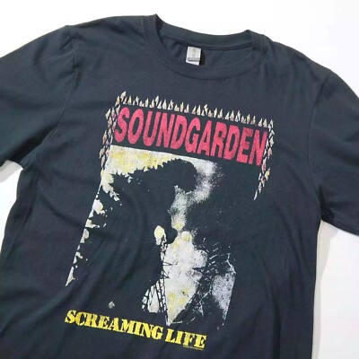 Soundgarden Screaming Life Modern Tee Black Unisex Tshirt Reprint S-5XL ...