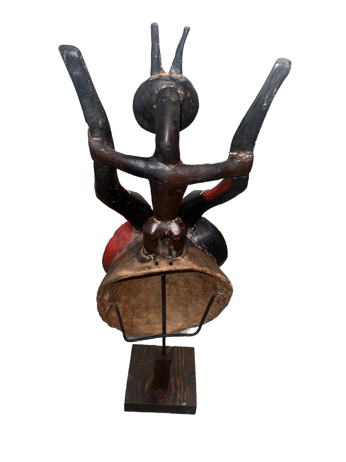 Primitive Tribal Large Mask African Baoule Ivory Coast H26L 19W On ...
