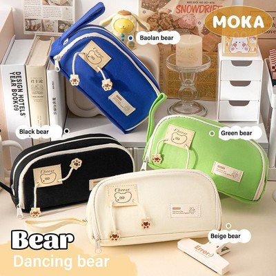 Large Capacity Pen Bag Double Layer Pen Storage Bag Stationery ...