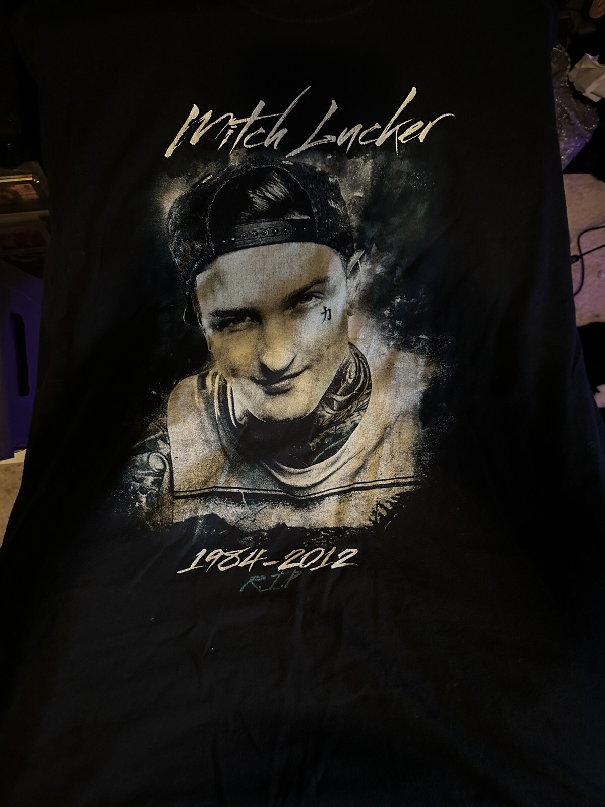 Vintage Memories Mitch Adam Lucker Shirt Classic Black Size 2XL | eBay