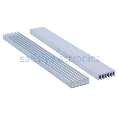 NEW Silver-White Heat Sink LED 150x20x6mm Heat Sink Aluminum Cooling ...