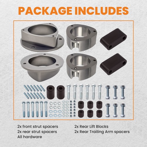 3 inch Full Lift Kit + 2" Rear Trailing Arm Spacers For Subaru Impreza ...