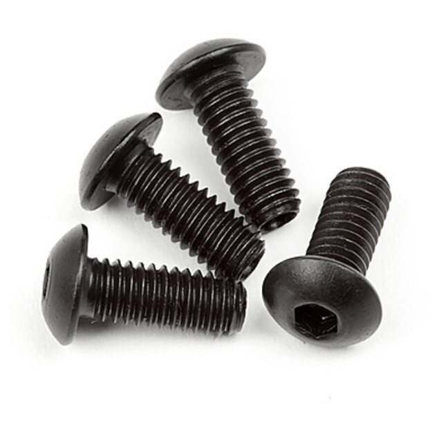 Hobby Products Intl. 107372 M4x10mm BHCS Button Head Cap Screws (4) | eBay