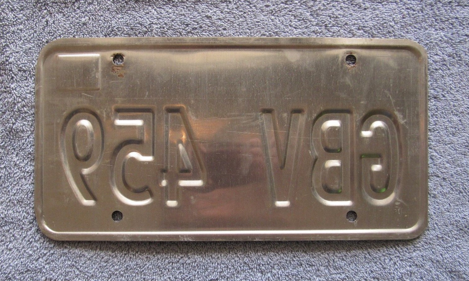 1993 Saline County Kansas Trailer License Plate #GBV-459 Man Cave ...