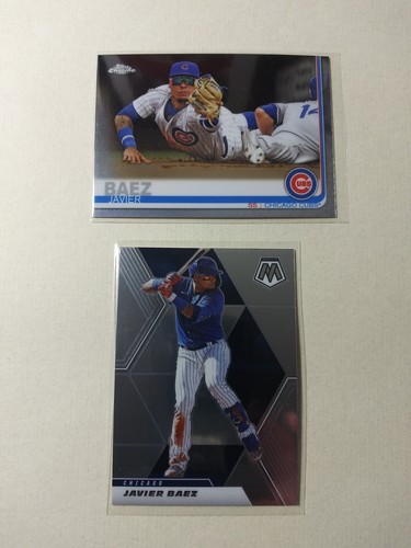 2021 Panini Mosaic Baseball #147 Javier Baez Cubs (+Chrome) | eBay
