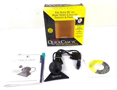 Vintage Logitech QuickCam web cam vc series Parallel format - Free ...
