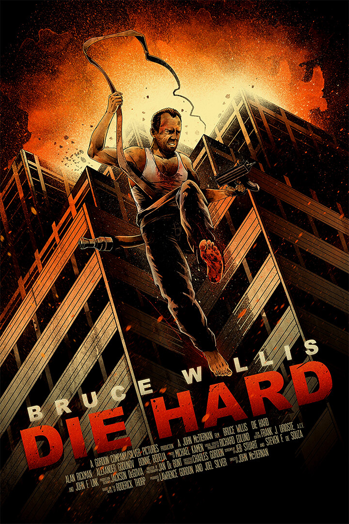 Die Hard Art Poster