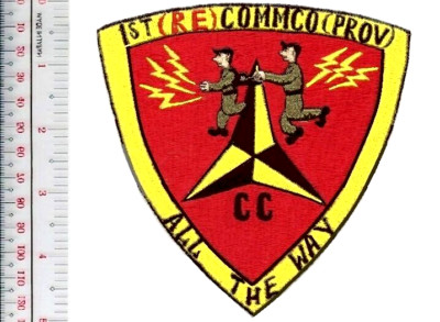 US Marines USMC 3rd Marine Division 1st Communication Company vel NO ...