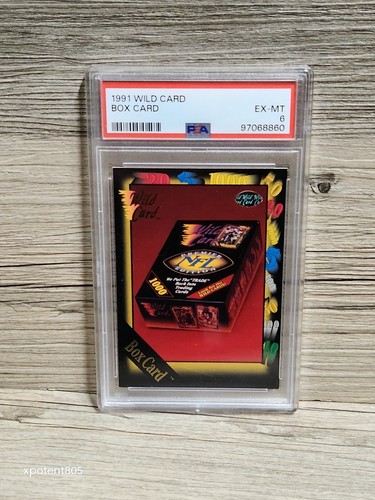 1991 Wild Card Box Redemption Card NFL Premier PSA 6 Low Pop 1 Rarer ...