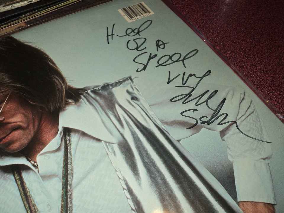 DOUG SAHM HELL OF A SPELL LP AUTOGRAPHED SIGNED TACOMA 1980 SIR DOUGLAS ...