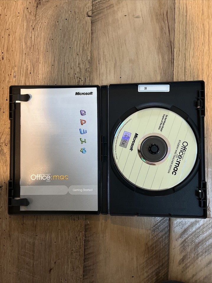Microsoft Office Mac 2004 Word Powerpoint Excel Student and Teacher ...