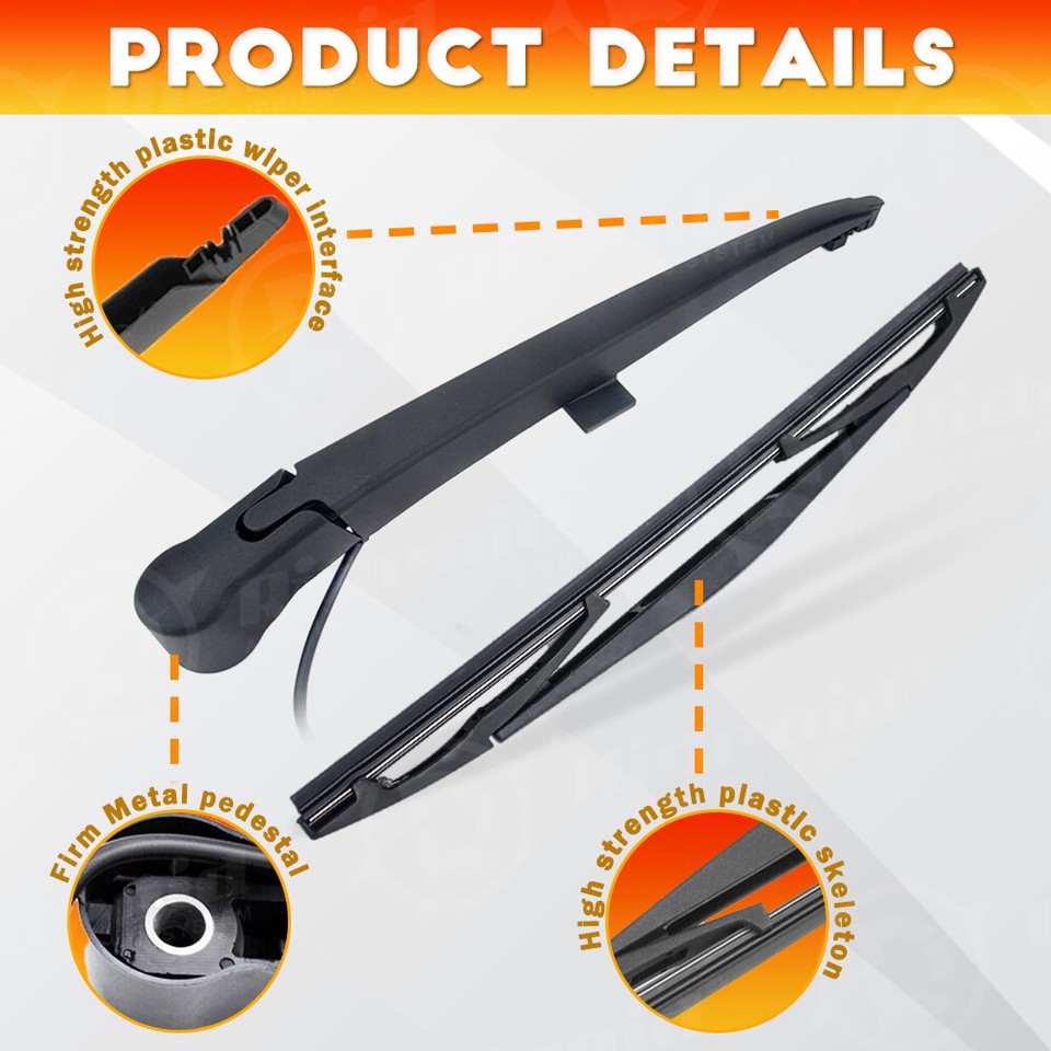 SET 2007-2014 Chevrolet Tahoe Rear Wiper Blade and Arm | 12 in | New ...