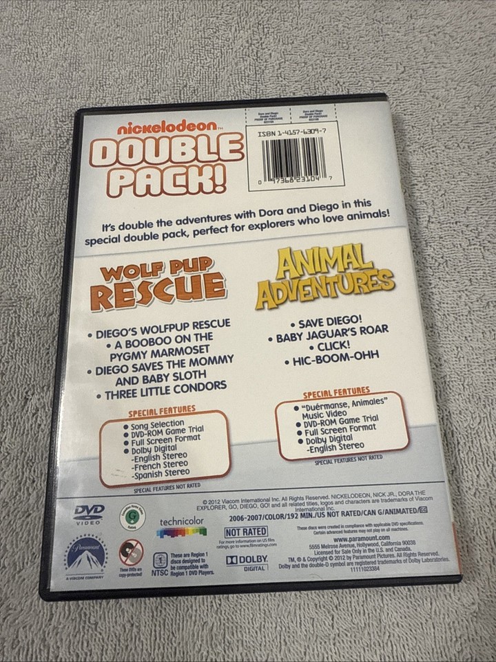 Dora & Diego: Wolf Pup Rescue & Animal Adventures (DVD) 97368231047| eBay