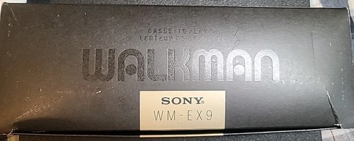 Vintage Sony Walkman WM-EX9 MINT CONDITION! original Box & Accessories ...
